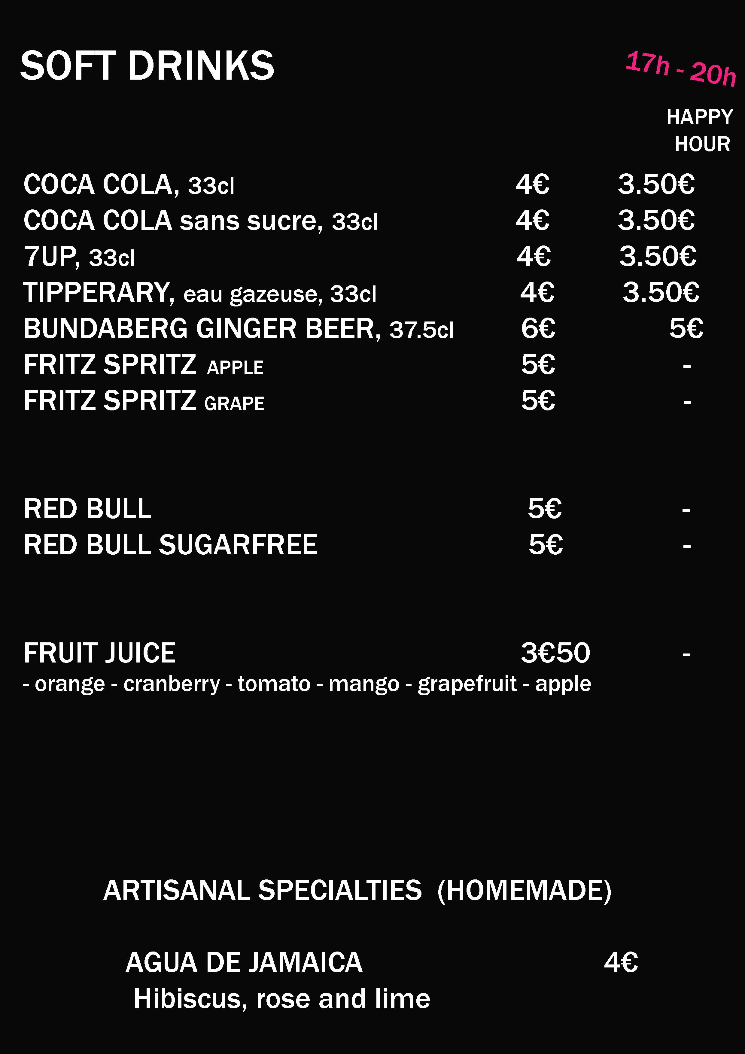 OUR MENUS – BLACK SHEEP SOCIETY